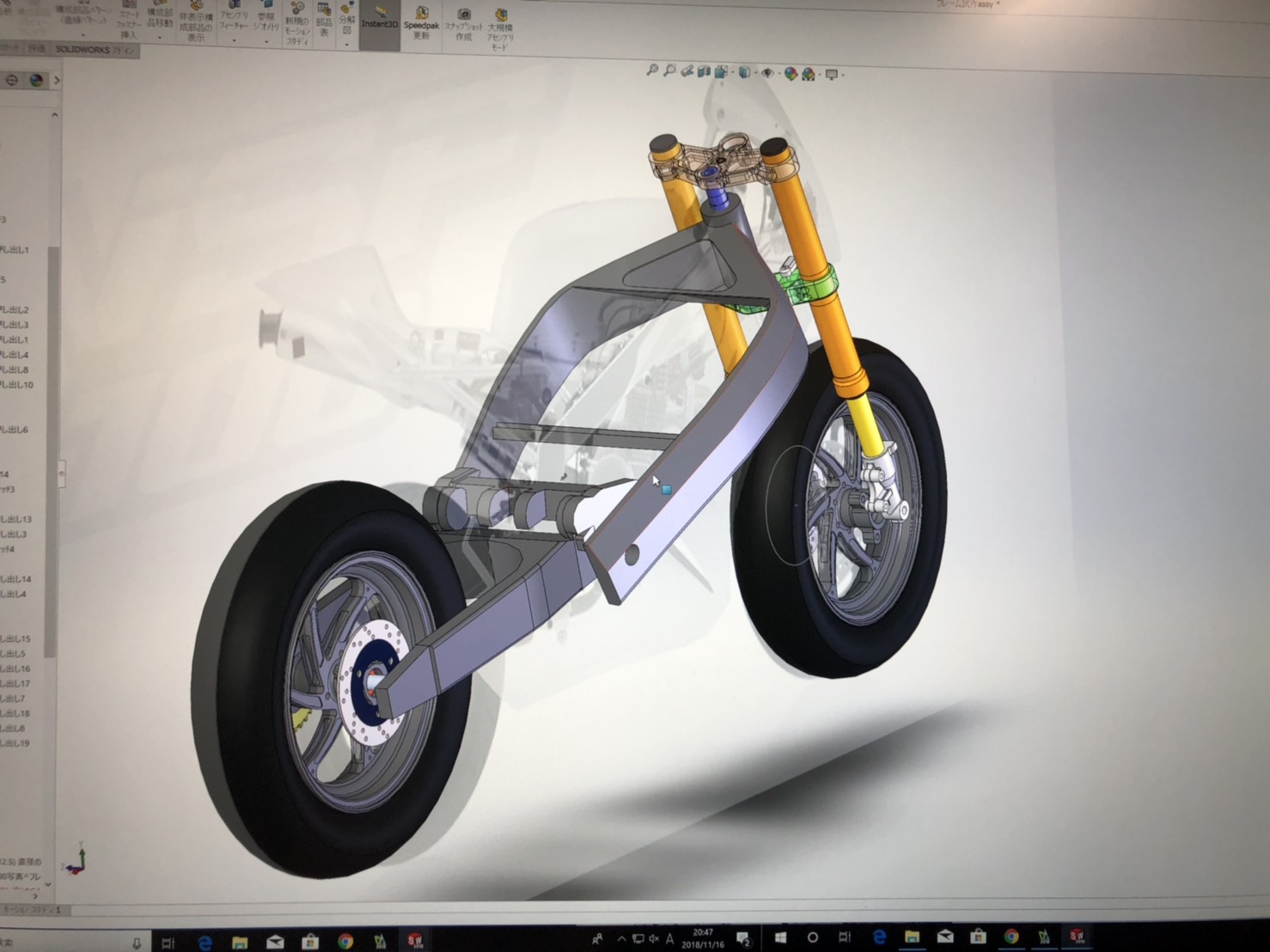 GAGをビモータSB6レプリカに_足回りの設計5、リアホイール | 荒木ファンキーマシン技報